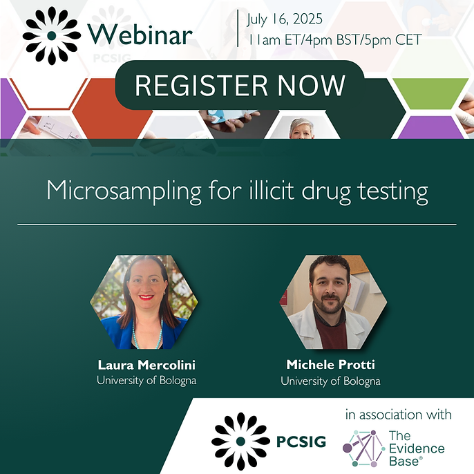 Microsampling for illicit drug testing - PCSIG