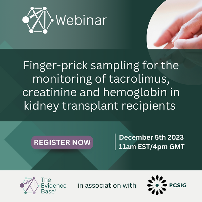 Finger-prick sampling for the monitoring of tacrolimus, creatinine and ...